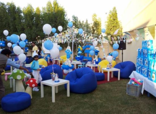 Decoração Festa Infantil Tema Smurfs