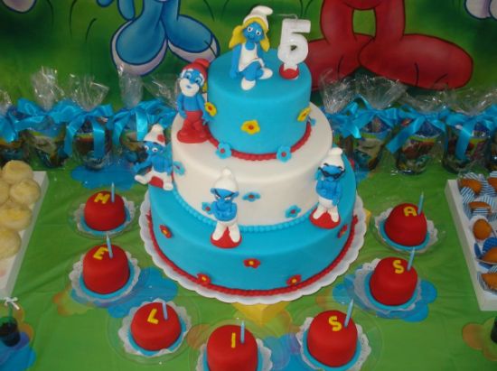 Decoração Festa Infantil Tema Smurfs