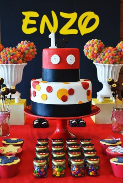 8 Ideias de Decoração para Festa Infantil Tema Mickey Mouse
