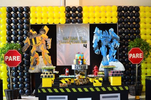 Ideias para Decoração de Festa Infantil Tema Transformers