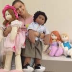 Boneca de Pano: Como Fazer, Moldes, Fotos, Cabelos, Olhos