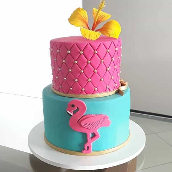 Bolo Flamingo: 34 ideias criativas com o tema