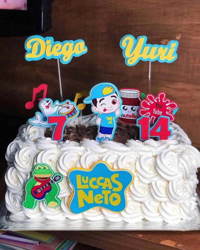 Bolo do Luccas Neto: topo +40 dicas para decorar