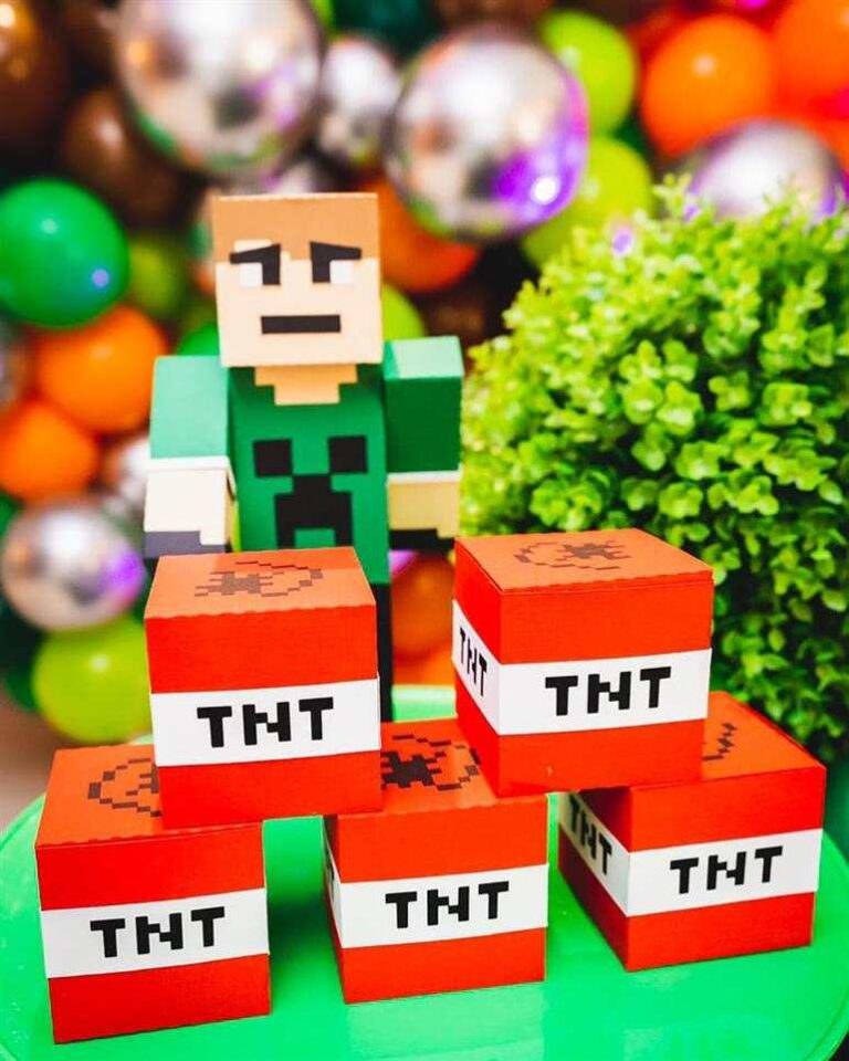 Decoração Minecraft: +50 ideias simples para festa de aniversário