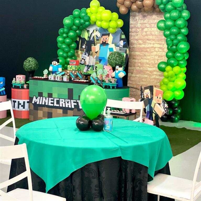 Decoração Minecraft: +50 ideias simples para festa de aniversário