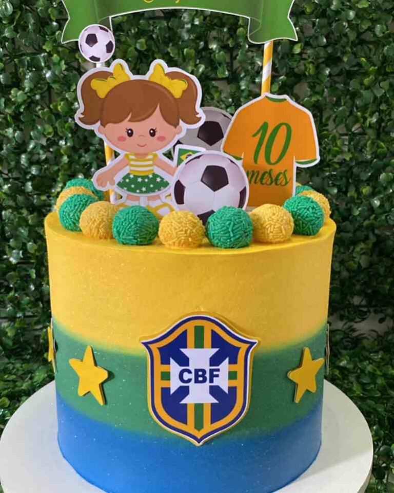 Bolo do Brasil: 40 Ideias criativas para homenagear nosso país