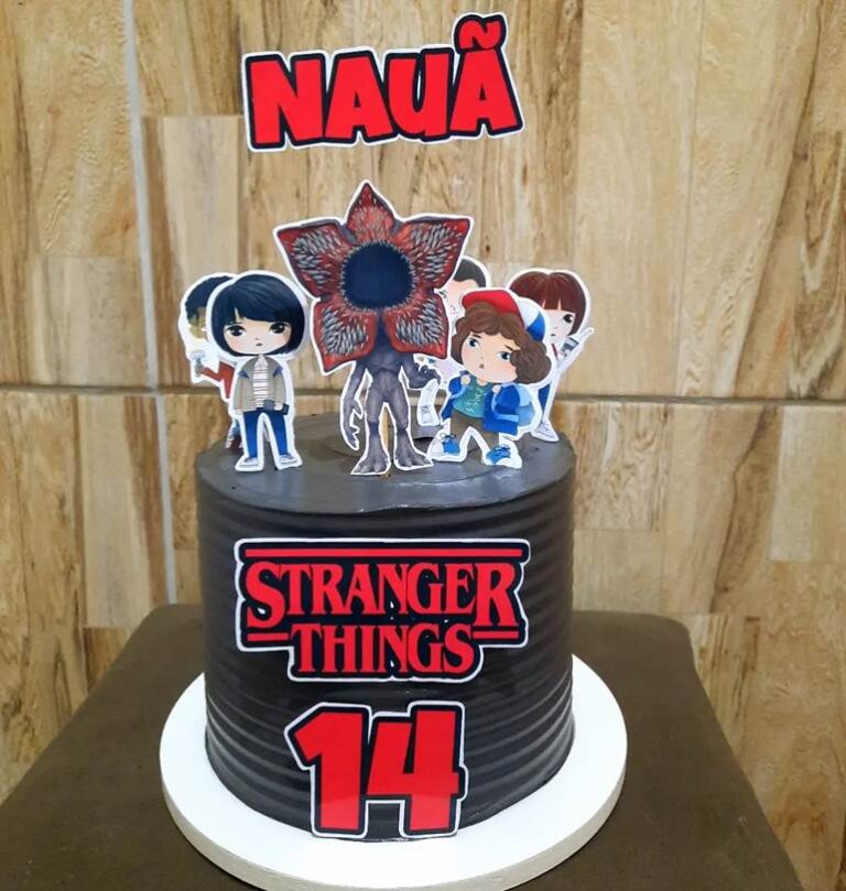 Bolo Stranger Things: modelos e topos criativos