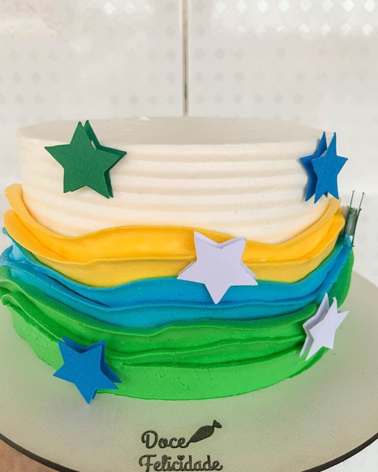 Bolo do Brasil: 40 Ideias criativas para homenagear nosso país