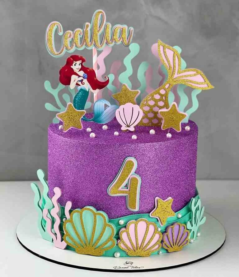 Bolo Sereia: 60 Modelos para impressionar