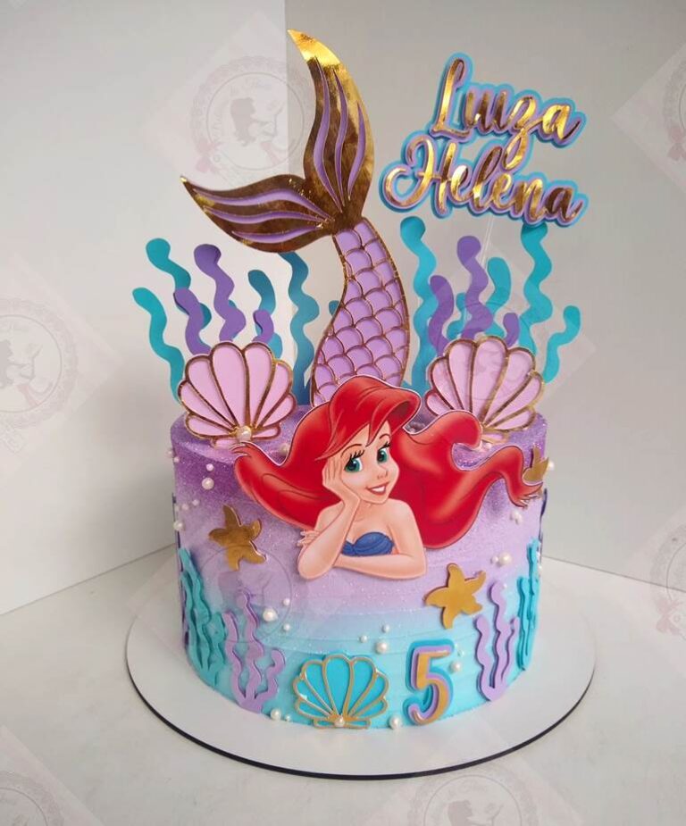 Bolo Sereia: 60 Modelos para impressionar