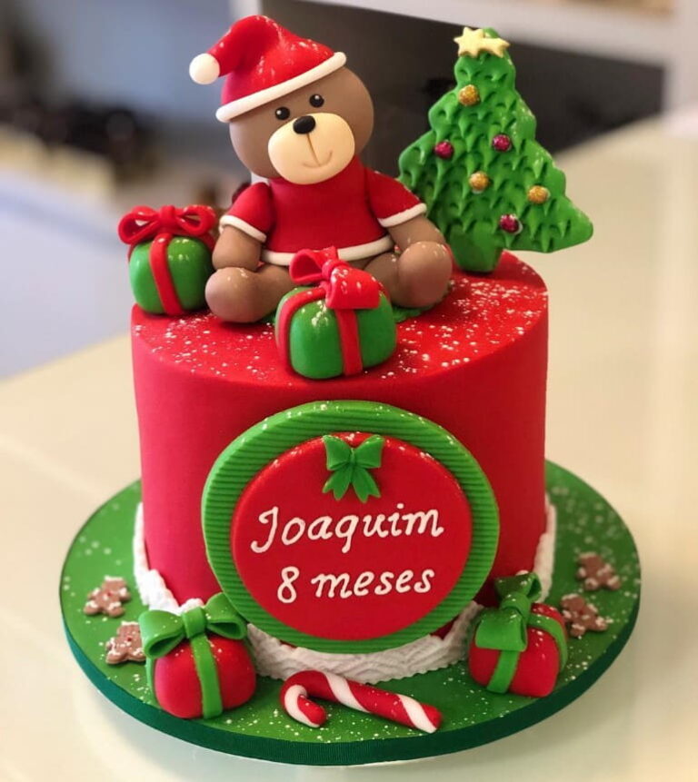 Bolo de Natal: +80 Modelos decorados e topo para imprimir